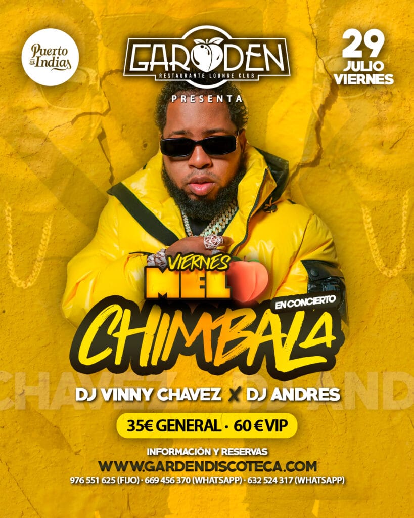 Chimbala en concierto - Restaurante Garden Fussion